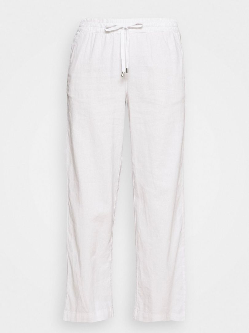 Hvite lin bukser • Tise