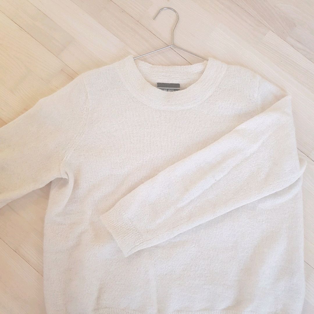 Tynn Hvit Ullgenser • Tise